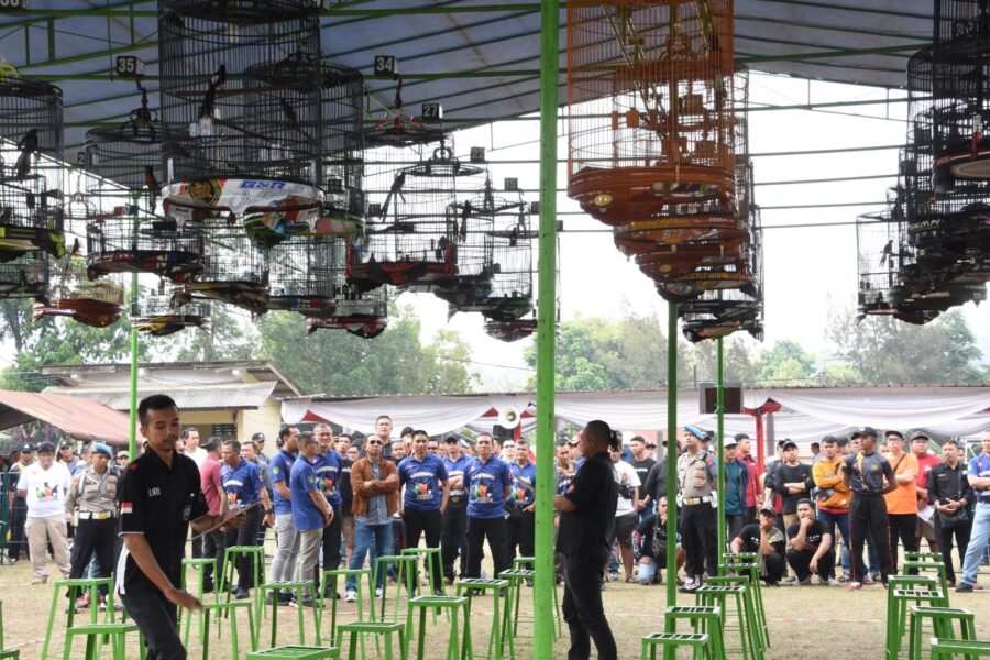 Ribuan Burung Kicau Meriahkan Lomba yang Dibuka oleh Kasad