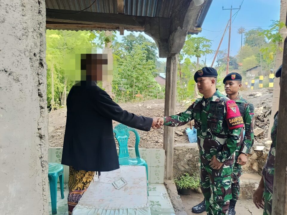 Satgas Pamtas Yonkav 6/Naga Karimata Mendapatkan 1 Pucuk Senjata Jenis Flintlock