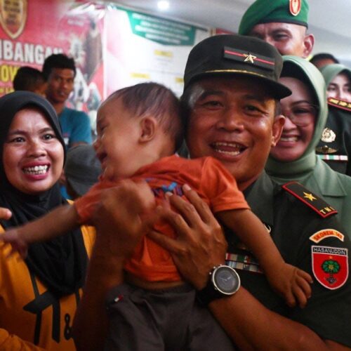 Banner Netralitas TNI AD pada Pemilu 2024