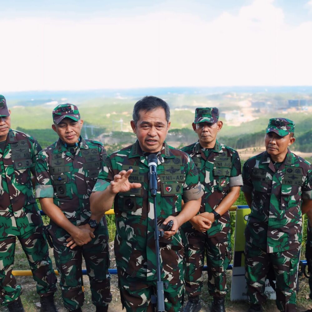 Banner Netralitas TNI AD pada Pemilu 2024