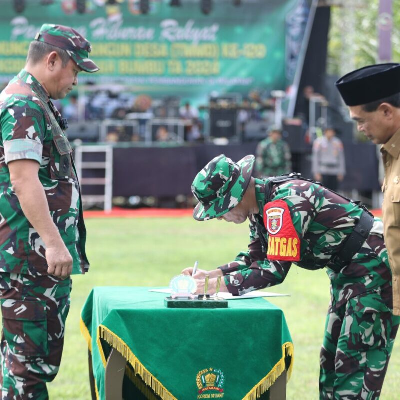 Banner Netralitas TNI AD pada Pemilu 2024