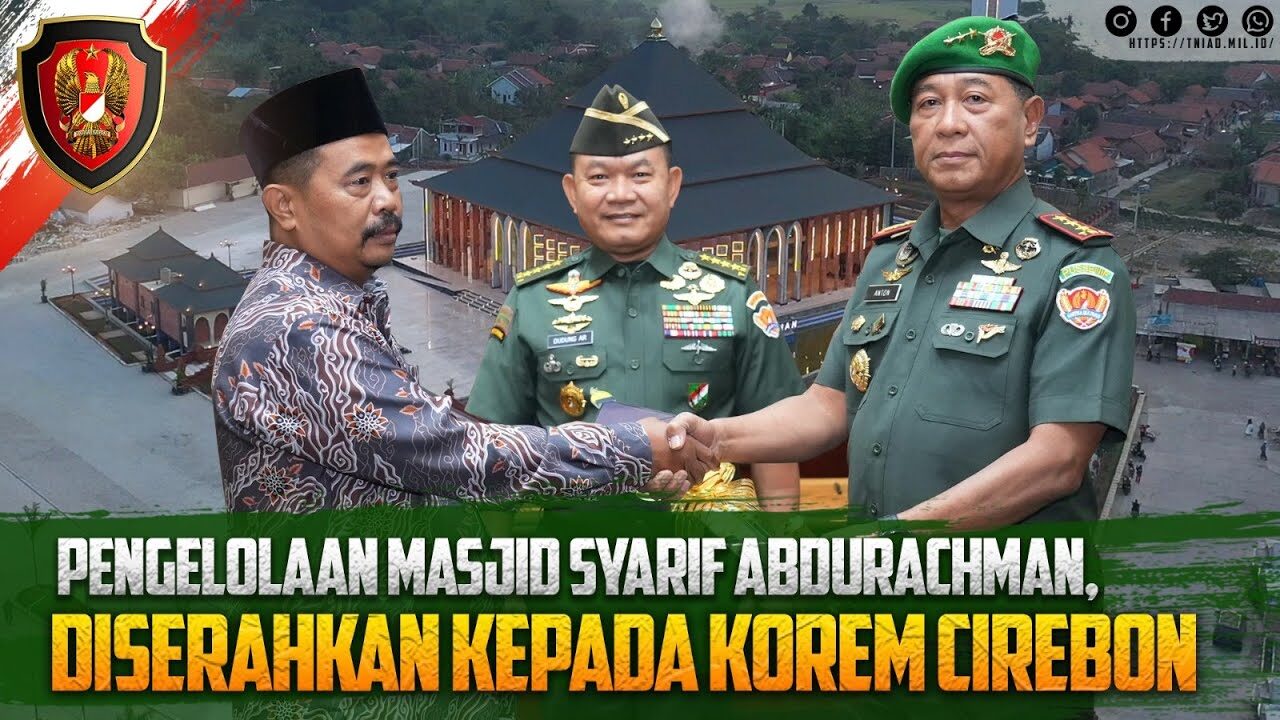 Pengelolaan Masjid Syarif Abdurachman, Diserahkan kepada Korem Cirebon