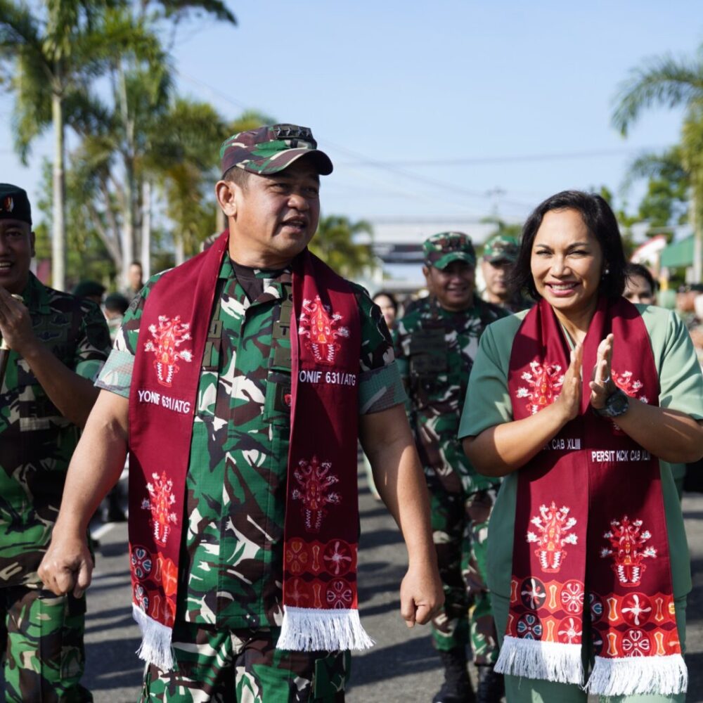 Banner Netralitas TNI AD pada Pemilu 2024