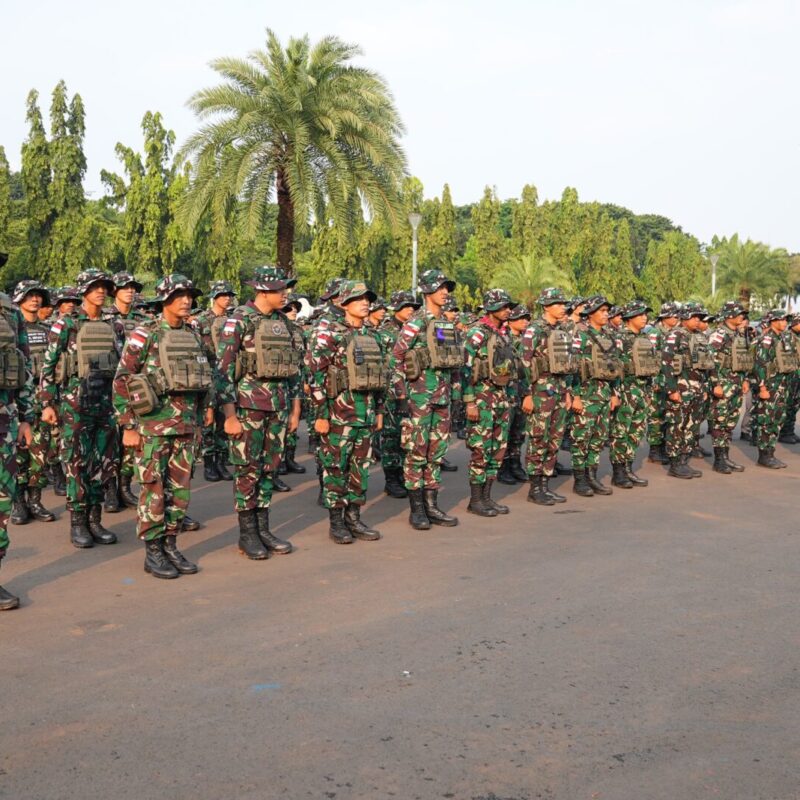Banner Netralitas TNI AD pada Pemilu 2024